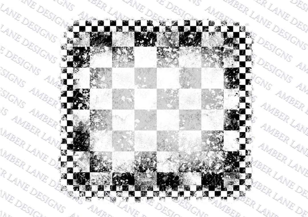 Grunge Frostbite Distressed Checkerboard Bleached Blizzard Speedway ...