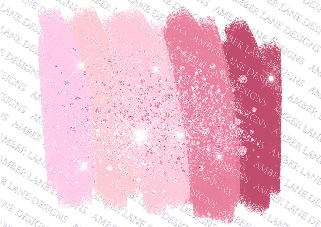 Pink Brushstrokes With Glitter Background, Backsplash, Sublimation ...
