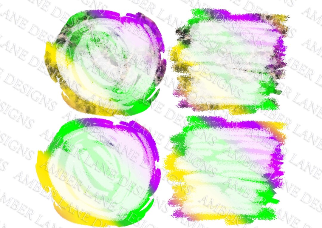 Mardi Gras Bleach Patch Bundle With Leopard 4 Png Files - Etsy
