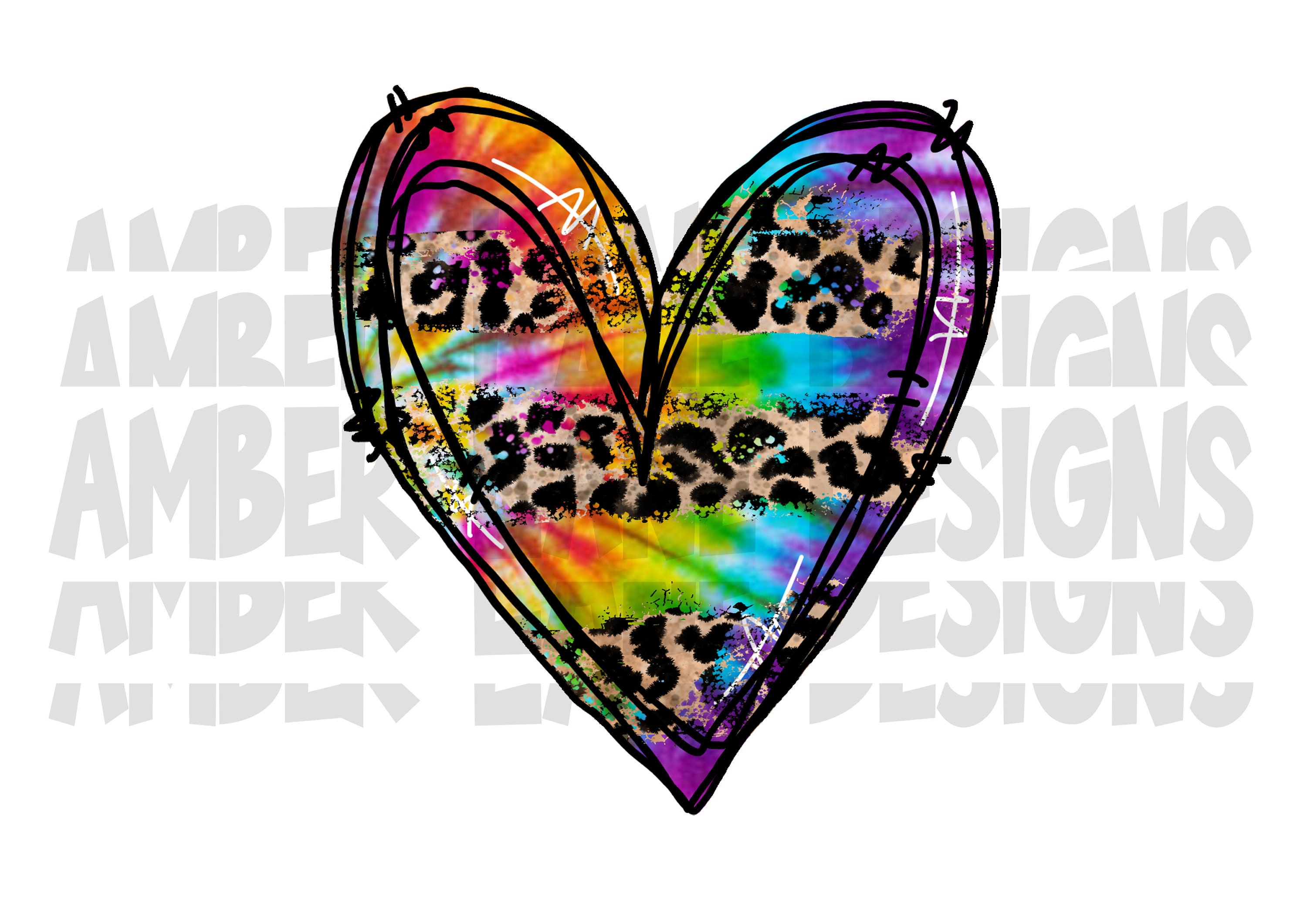 Tie Dye Heart Clipart Google