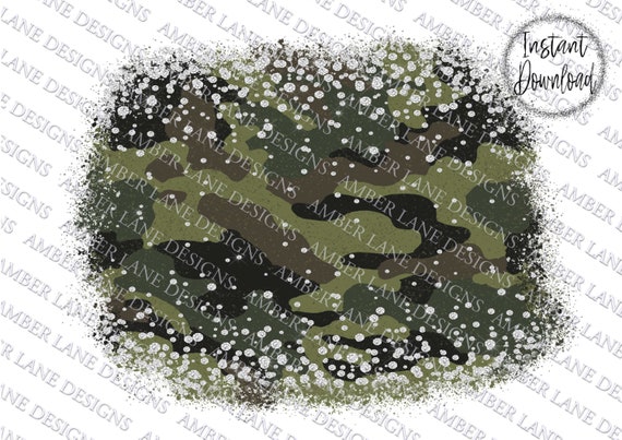 Camouflage and Diamonds Background PNG Camo Frame png | Etsy