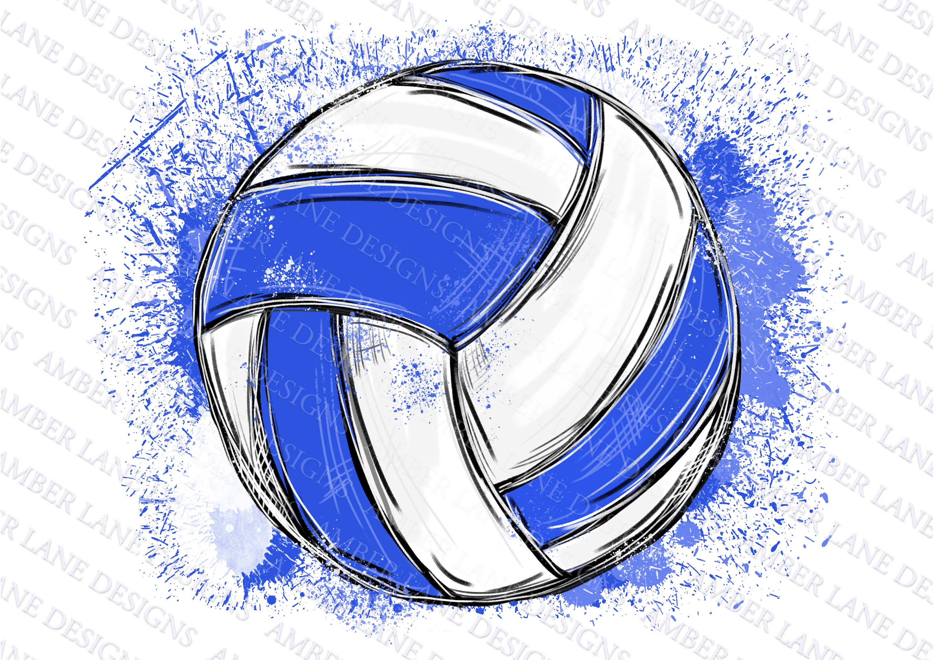 Clipart De Voleibol Azul