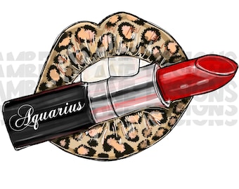 Pisces Zodiac Lips SVG - Etsy