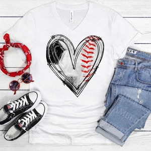 Half Baseball Half Soccer Ball Heart Png File - Etsy