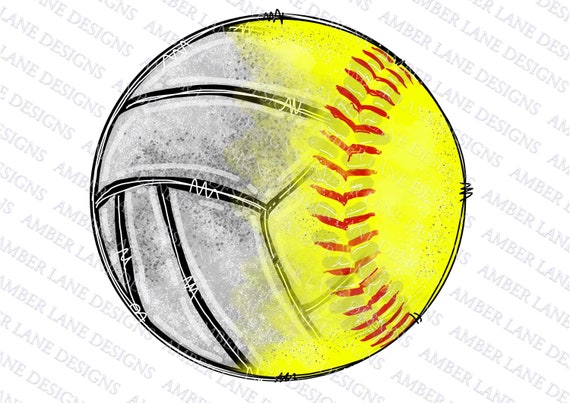 Softball And Volleyball Clip Art