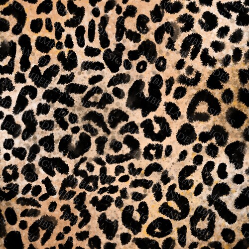 SEAMLESS Pattern Leopard Print Cheetah Digital Fabric Design - Etsy