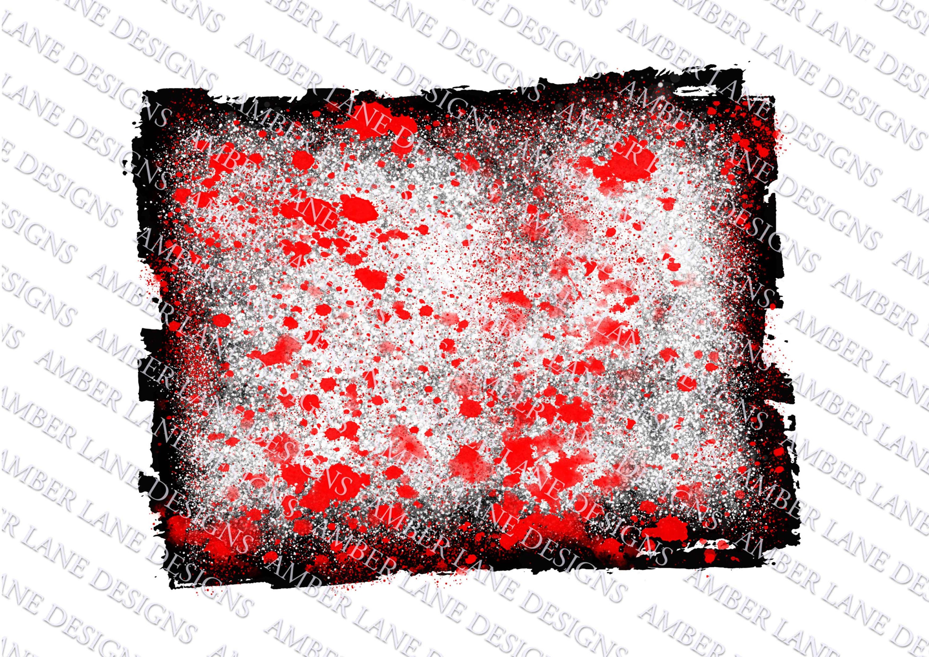 Blood Border With Black Background