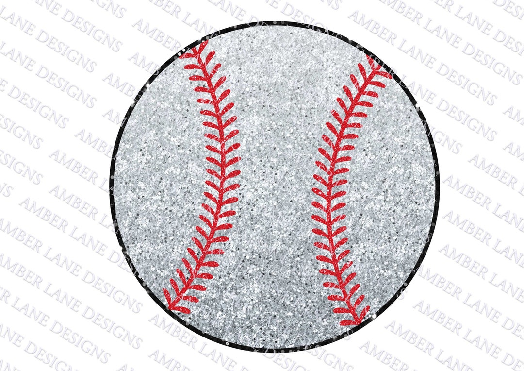 Glitter Bling Baseball Sublimation PNG File Design - Etsy
