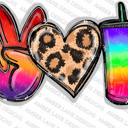 Peace Love Loaded Tea PNG Loaded Tea Loaded Tea Tie Dye - Etsy