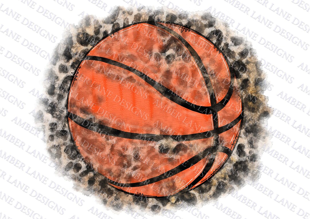 Dribble in Style: Basketball Leopard PNG Digital File Leopard Court ...