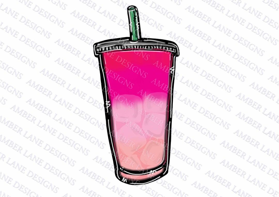 Pink Loaded Tea PNG , Doodle Sublimation - Etsy