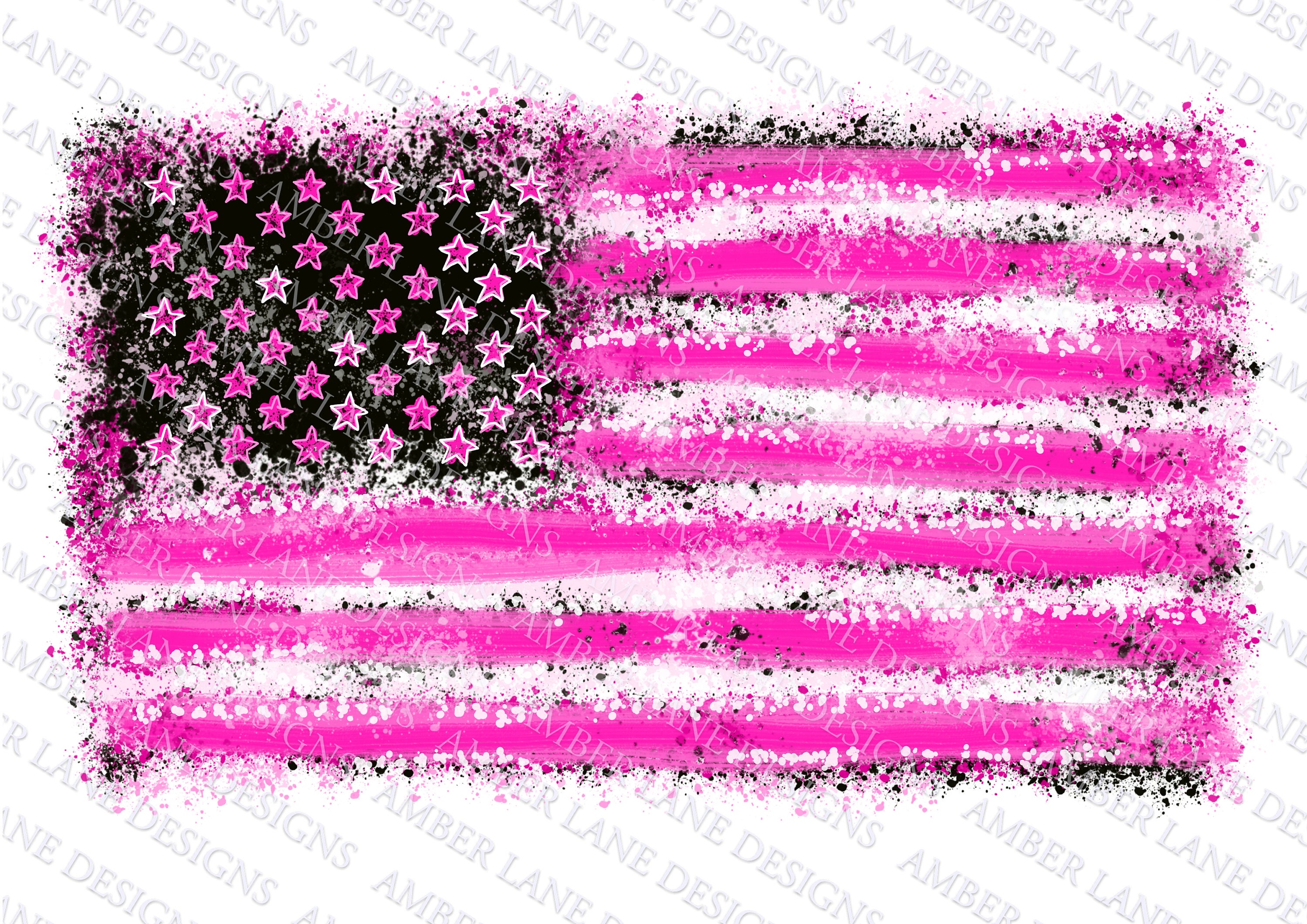 Purple American Flag