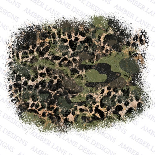 Grunge Camo Background PNG Distressed Camouflage Backsplash - Etsy