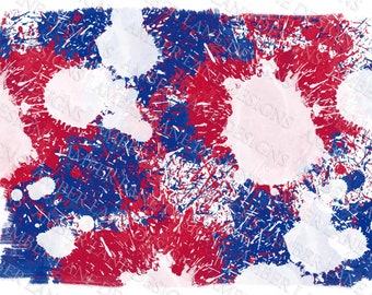 Red, White, and Blue Paint Splatter PNG (5) - Etsy