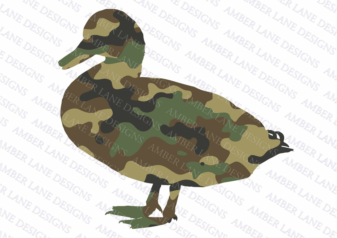 Camo Duck PNG Mallard Duck Png Digital File - Etsy