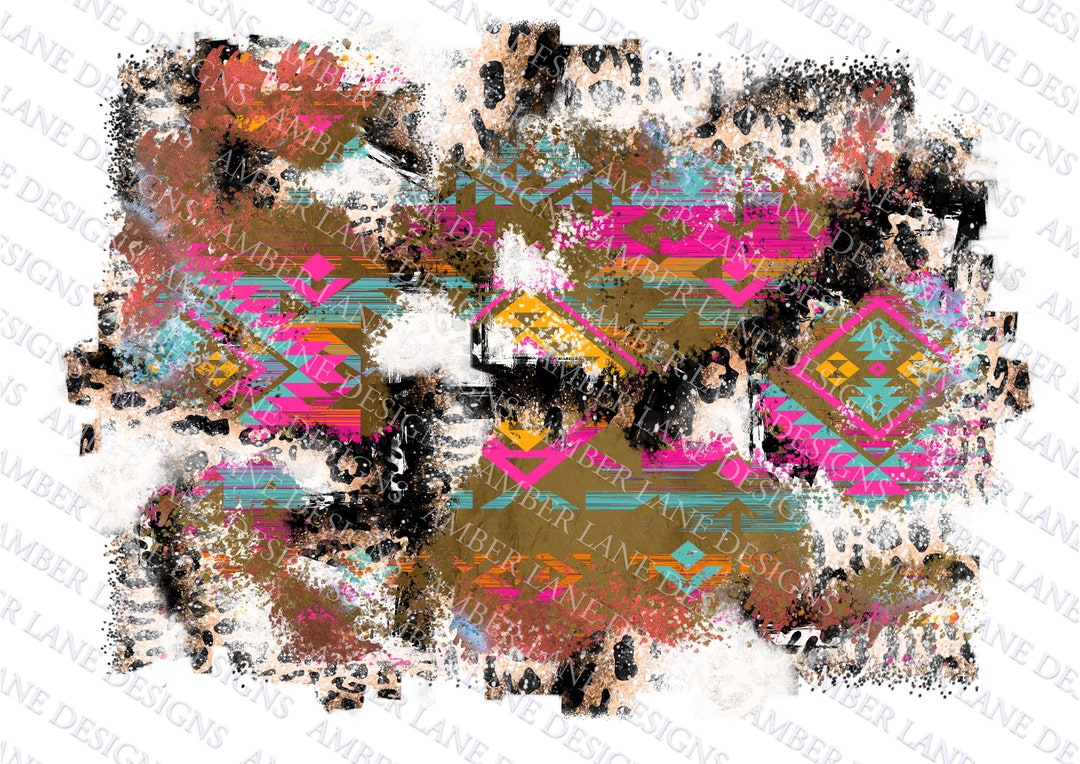 Aztec Leopard Bleach Backsplash Png File - Etsy