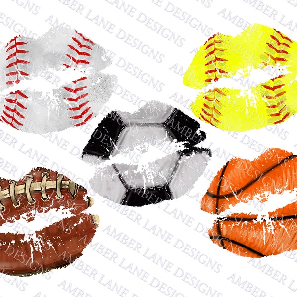 Lips Baseball Svg - Etsy