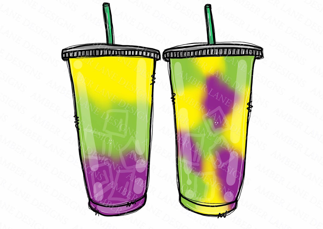 Mardi Gras Loaded Tea PNG Sublimation - Etsy