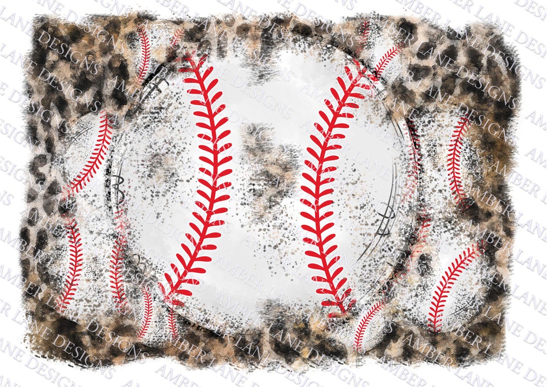 Baseball Cheetah Png Splash Frame - Etsy