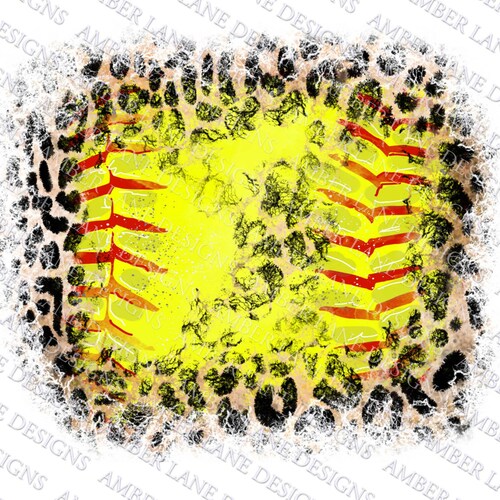 Distressed Softball Splash Frame Background PNG Design - Etsy