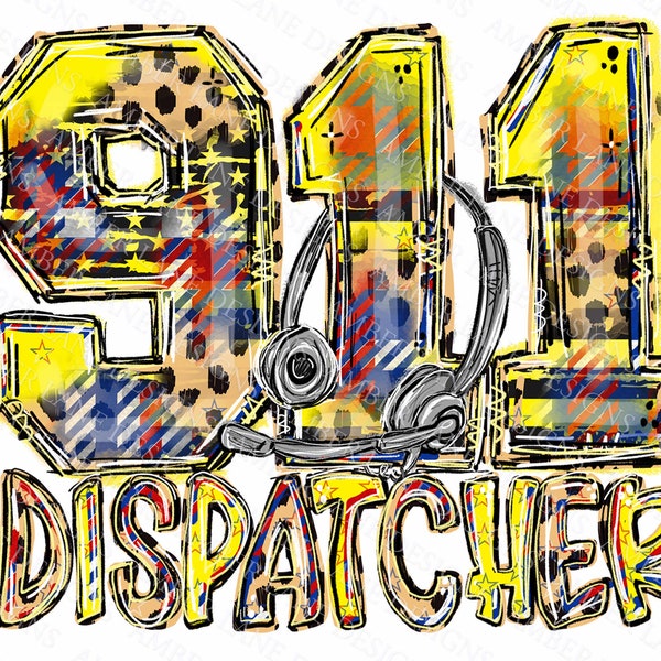 911 Dispatcher Svg - Etsy