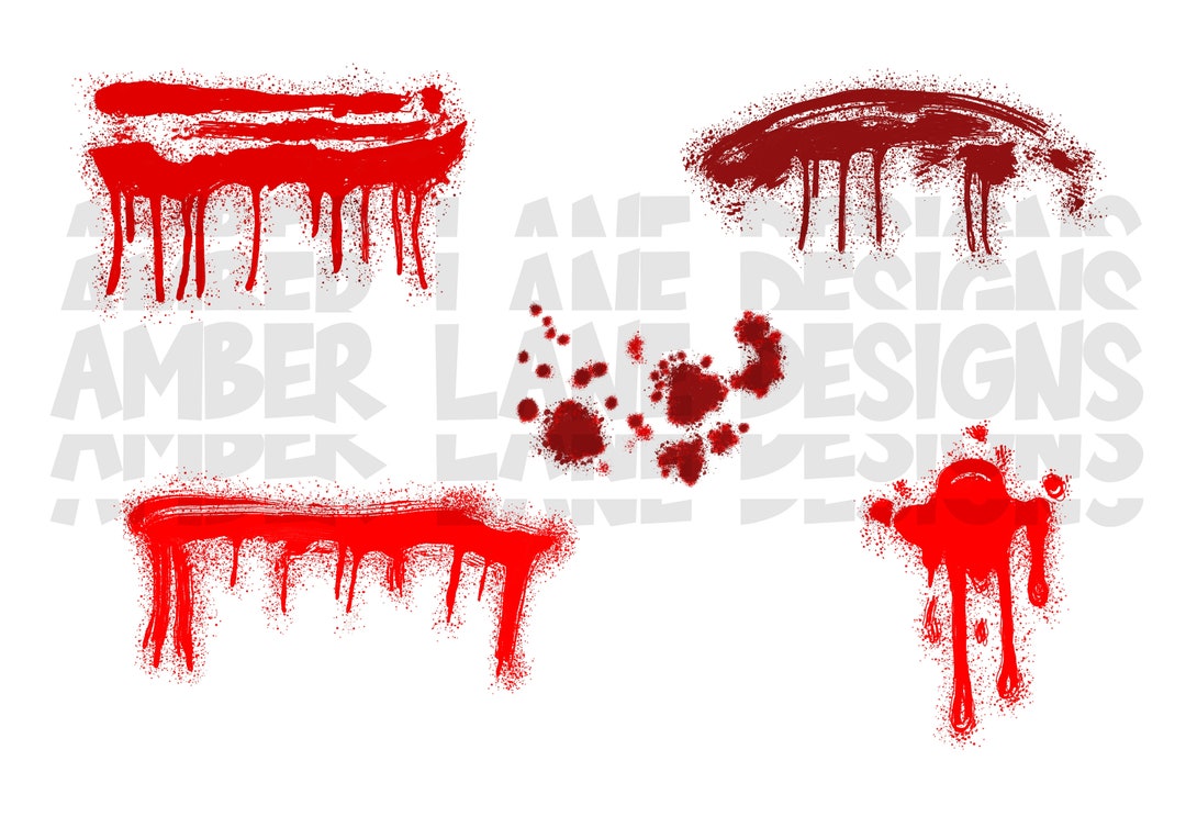 Blood Smears Png Blood Splatter Png Hand Drawn Blood Halloween ...
