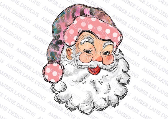 Pink Santa Hat Clip Art