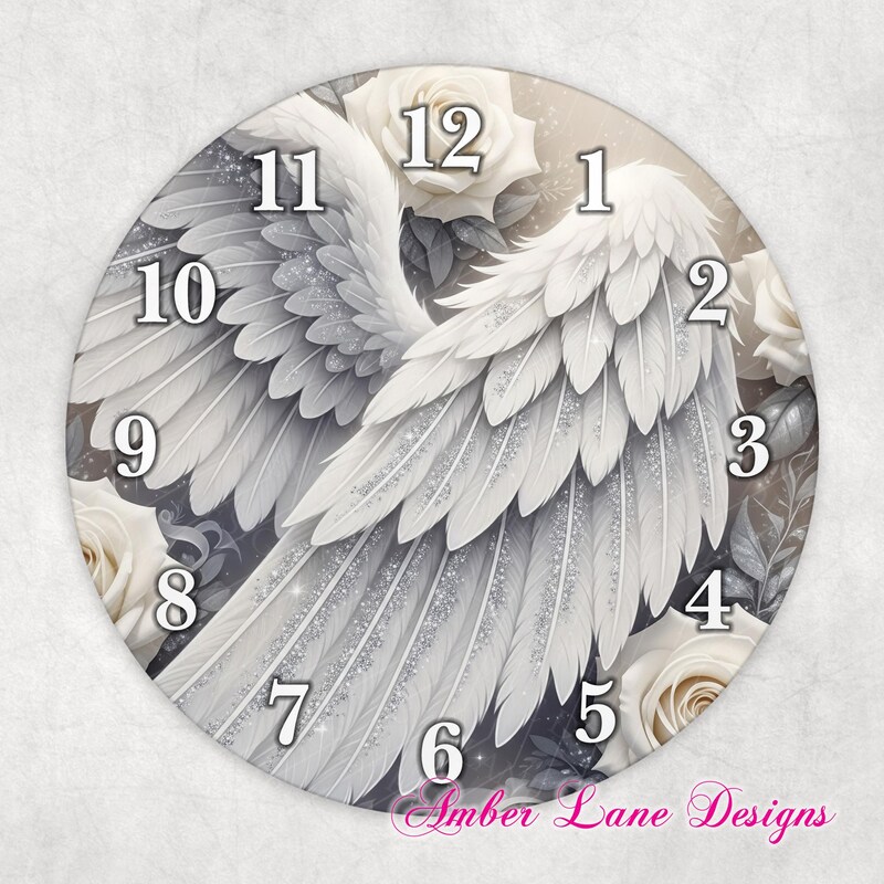 Clock With Wings - Etsy