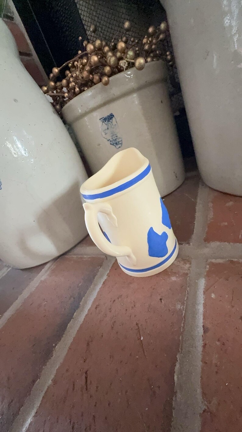 3D Printed Blue Bird Pitcher - Etsy