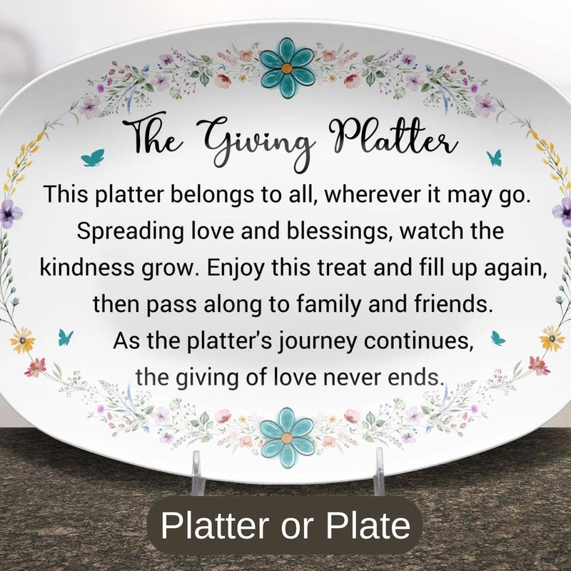 Giving Plate - Etsy