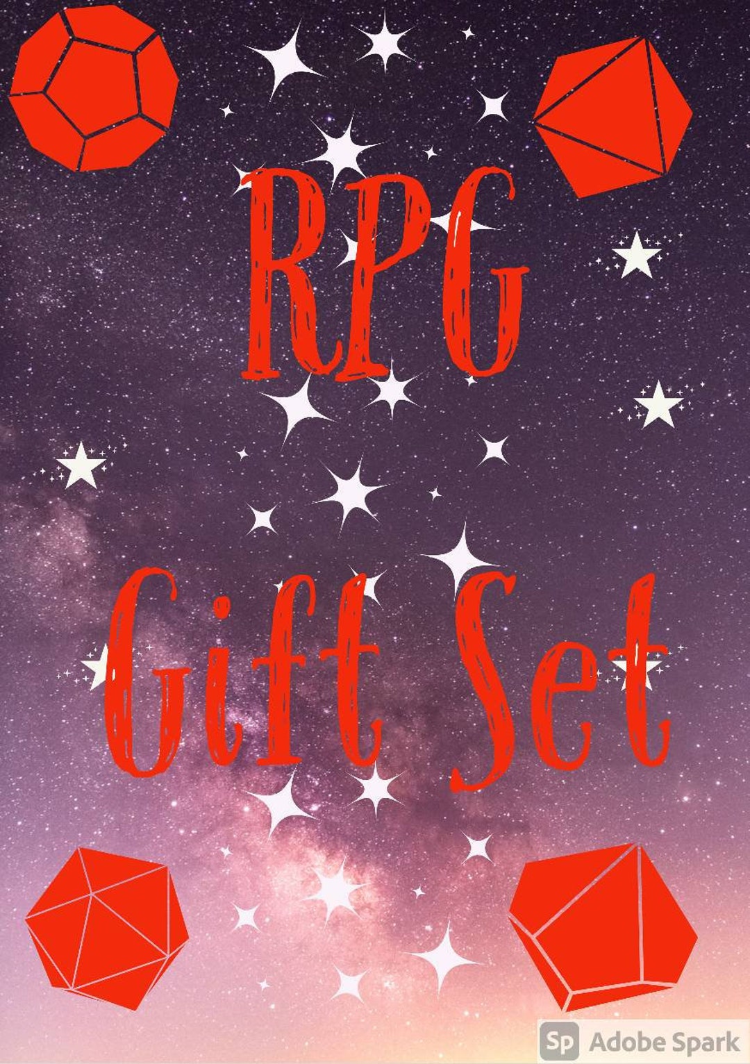 D&D Starter Kit RPG Dice 5E Table Top Games Dungeons - Etsy