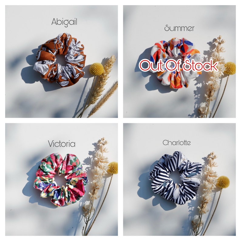 Set of Small Scrunchies Choose Your Own Scrunchie - Etsy