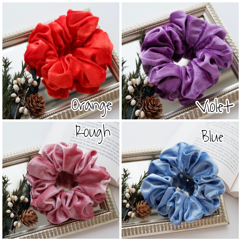 Velvet Scrunchie I Headband I Hair Scrunchie I Everyday Scrunchie I ...