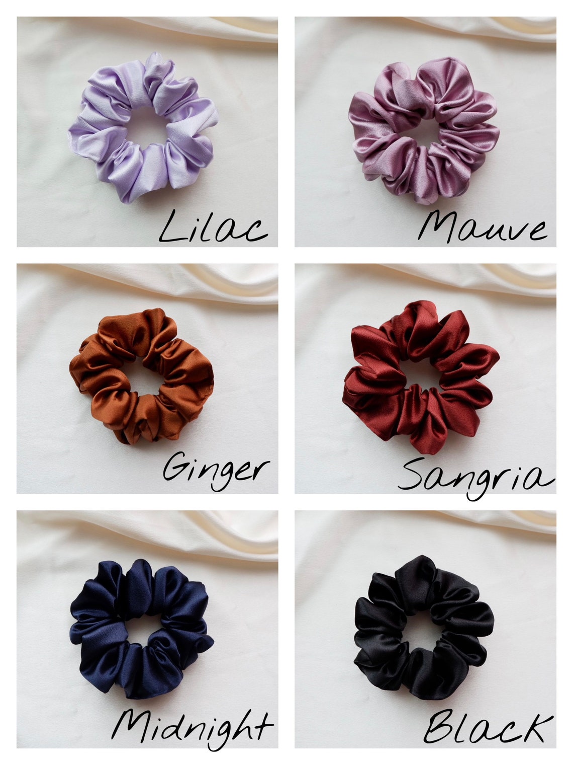 Satin Scrunchie I Headband I Hair Scrunchie I Everyday - Etsy