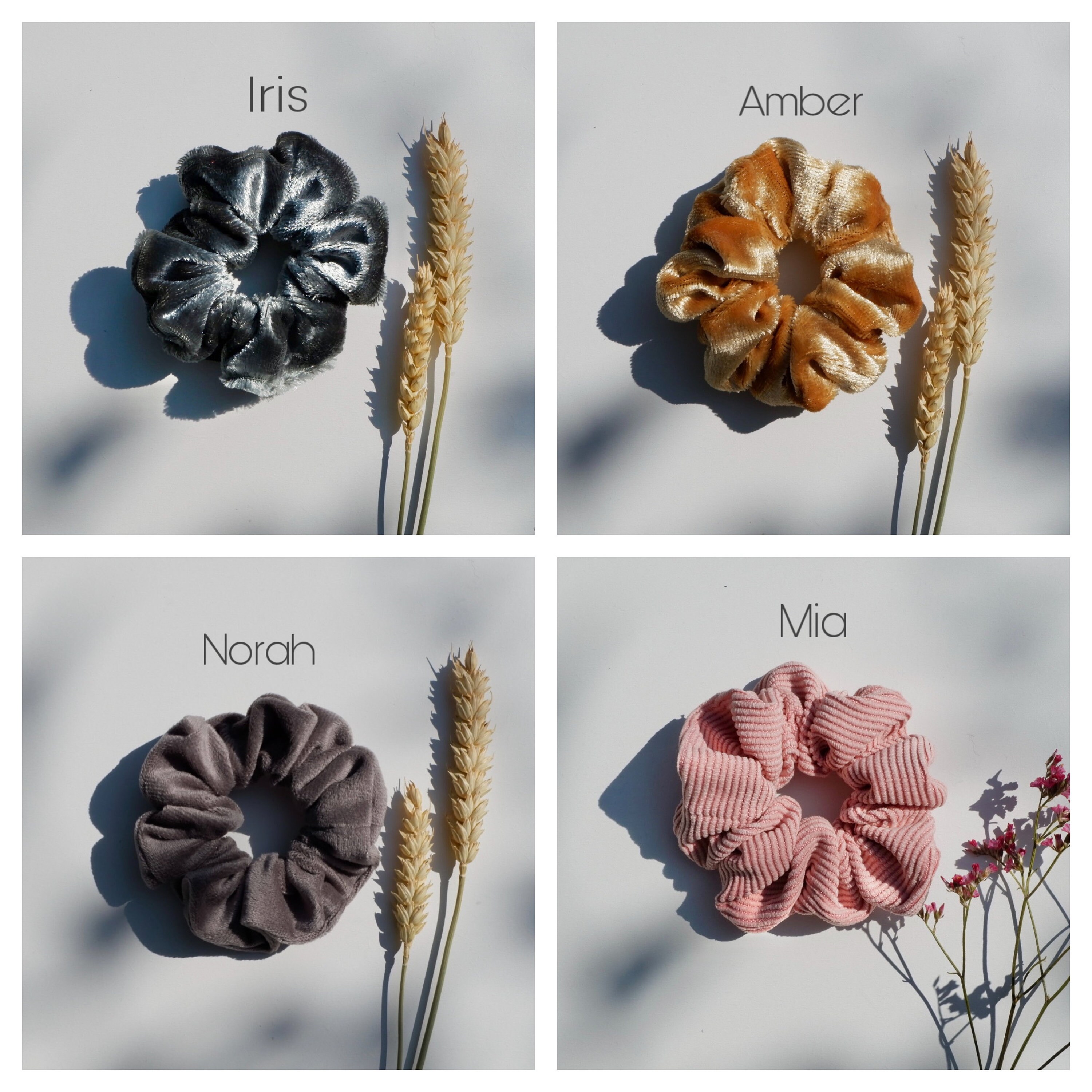 Set of Small Scrunchies Choose Your Own Scrunchie Scrunchie Set Hair ...