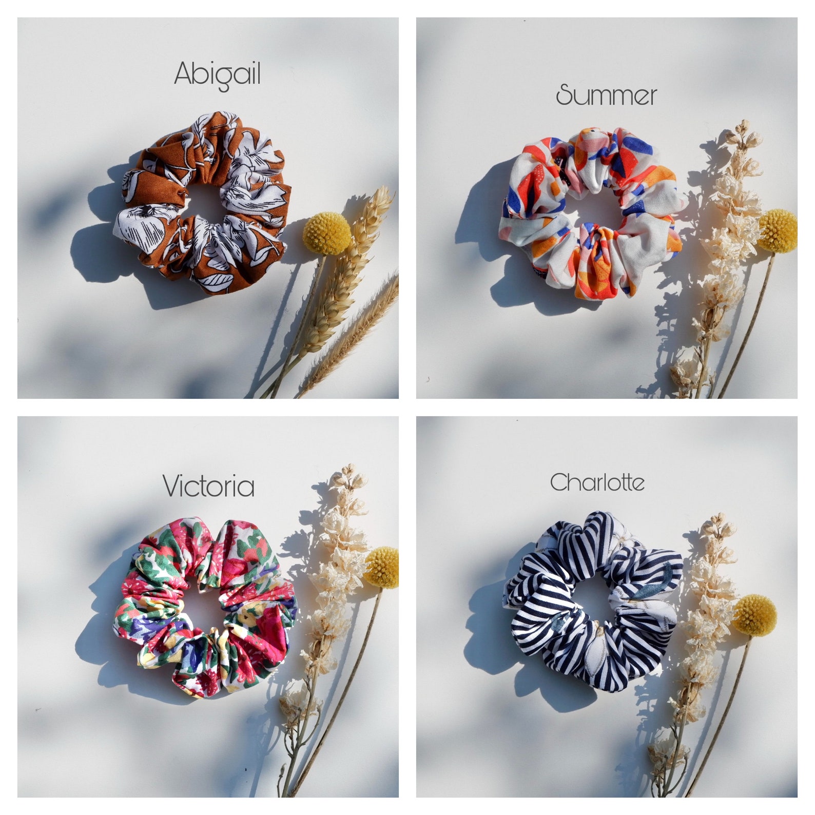 Set of Small Scrunchies Choose Your Own Scrunchie - Etsy