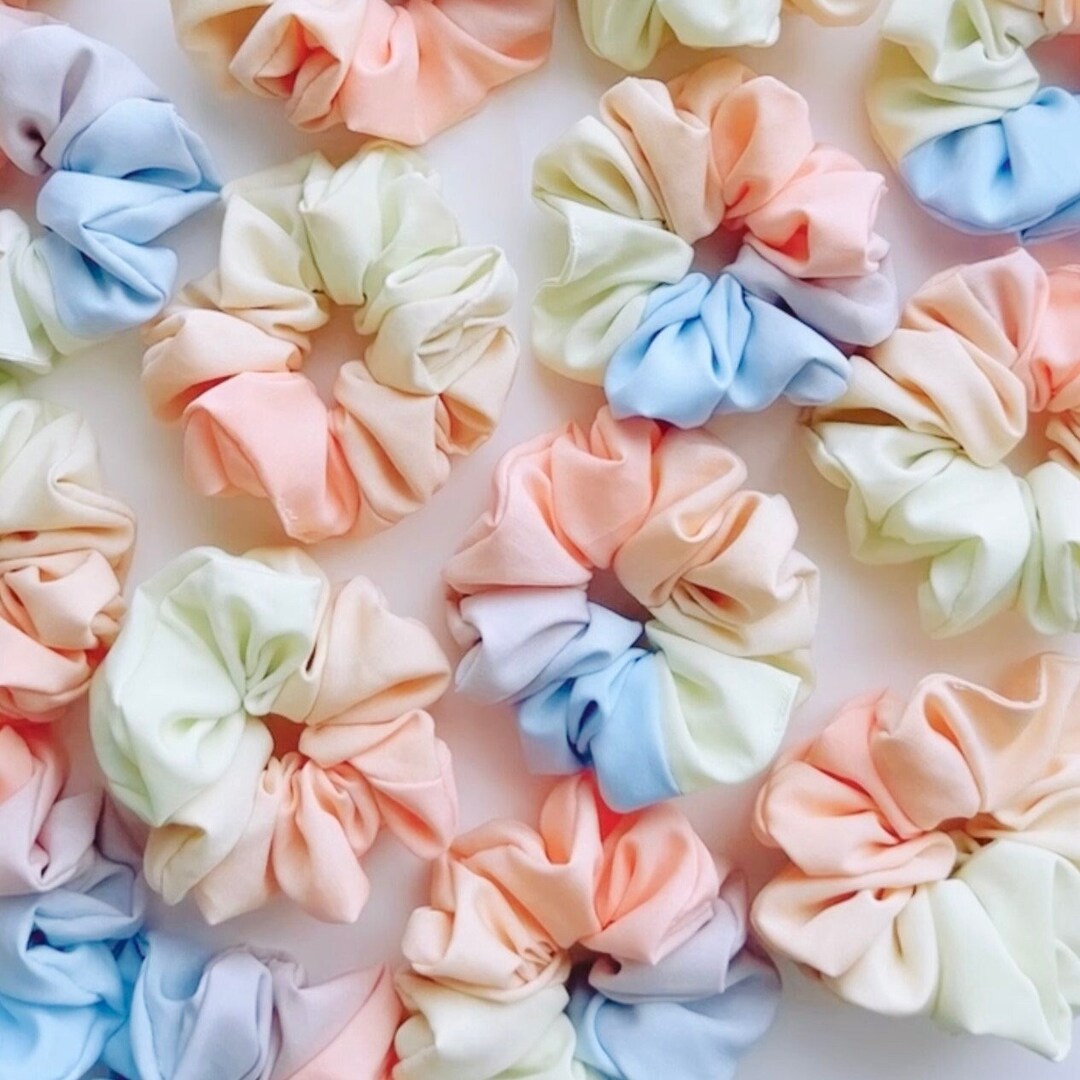 Pastel Colored Scrunchie I Colorful Scrunchie I Headband I - Etsy UK