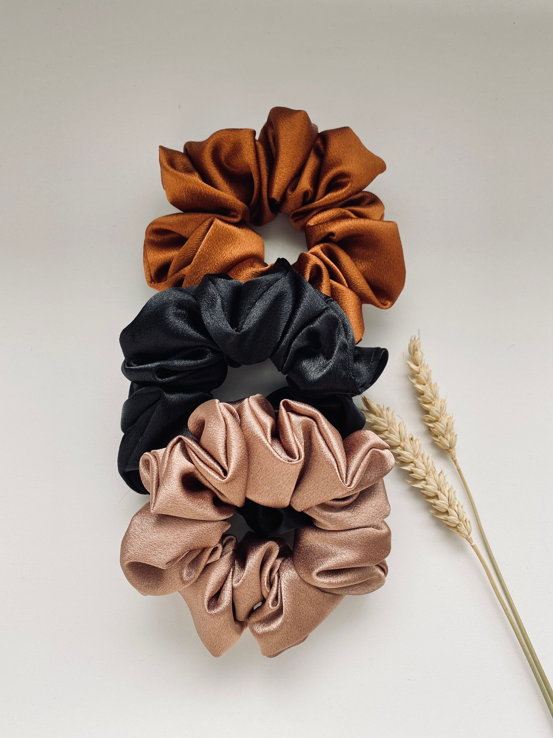 Satin Scrunchie I Headband I Hair Scrunchie I Everyday - Etsy