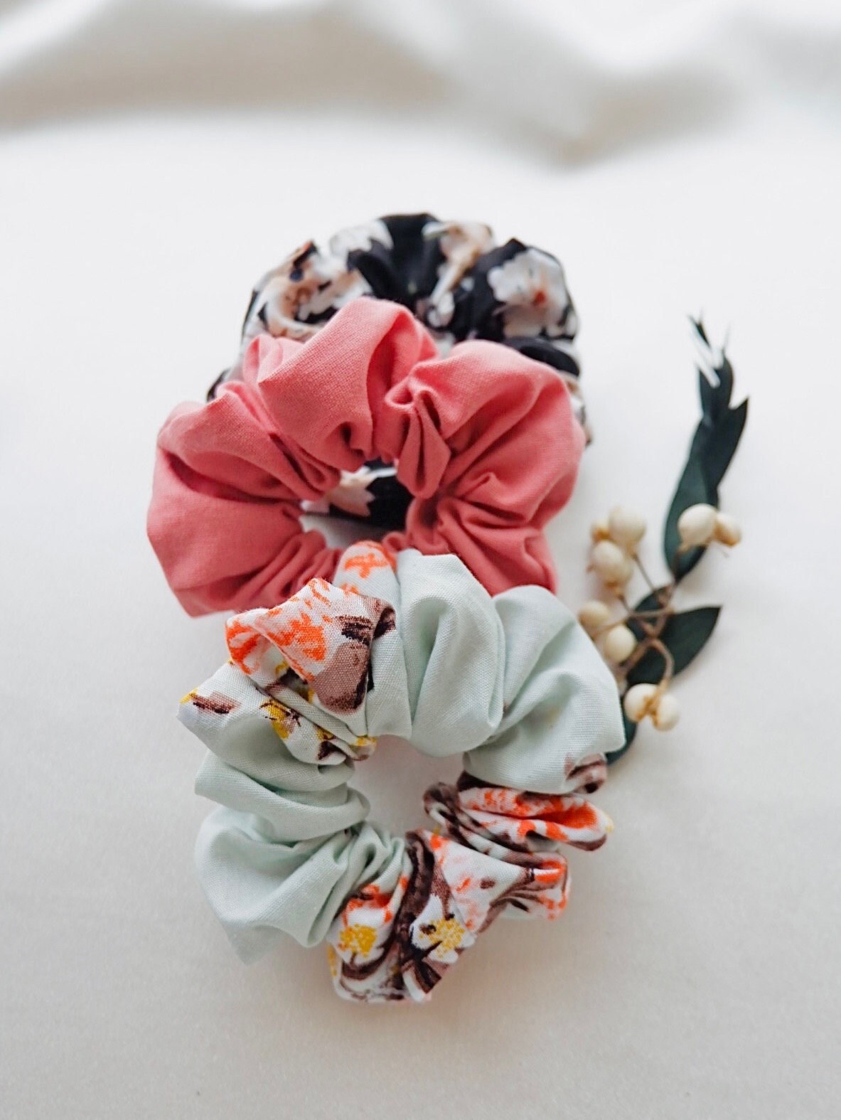 Set of Small Scrunchies Choose Your Own Scrunchie Scrunchie Set Hair ...