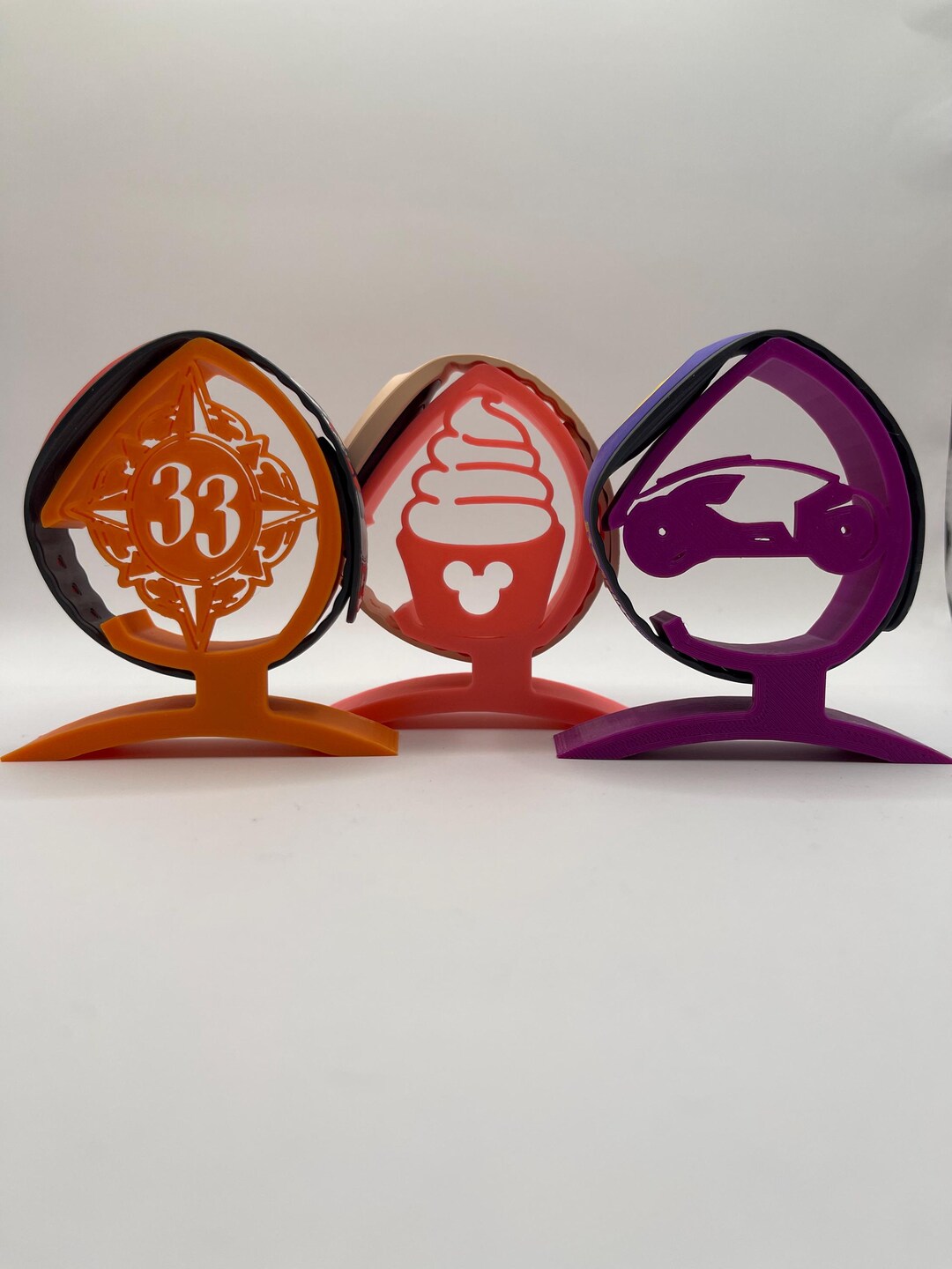 Magicband Display Holder *option 2 Characters* 3D Printed - Etsy