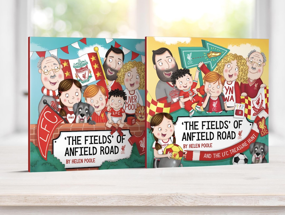 LFC Books 1 & 2– 'the Fields' of Anfield Road/the LFC Treasure Hunt ...