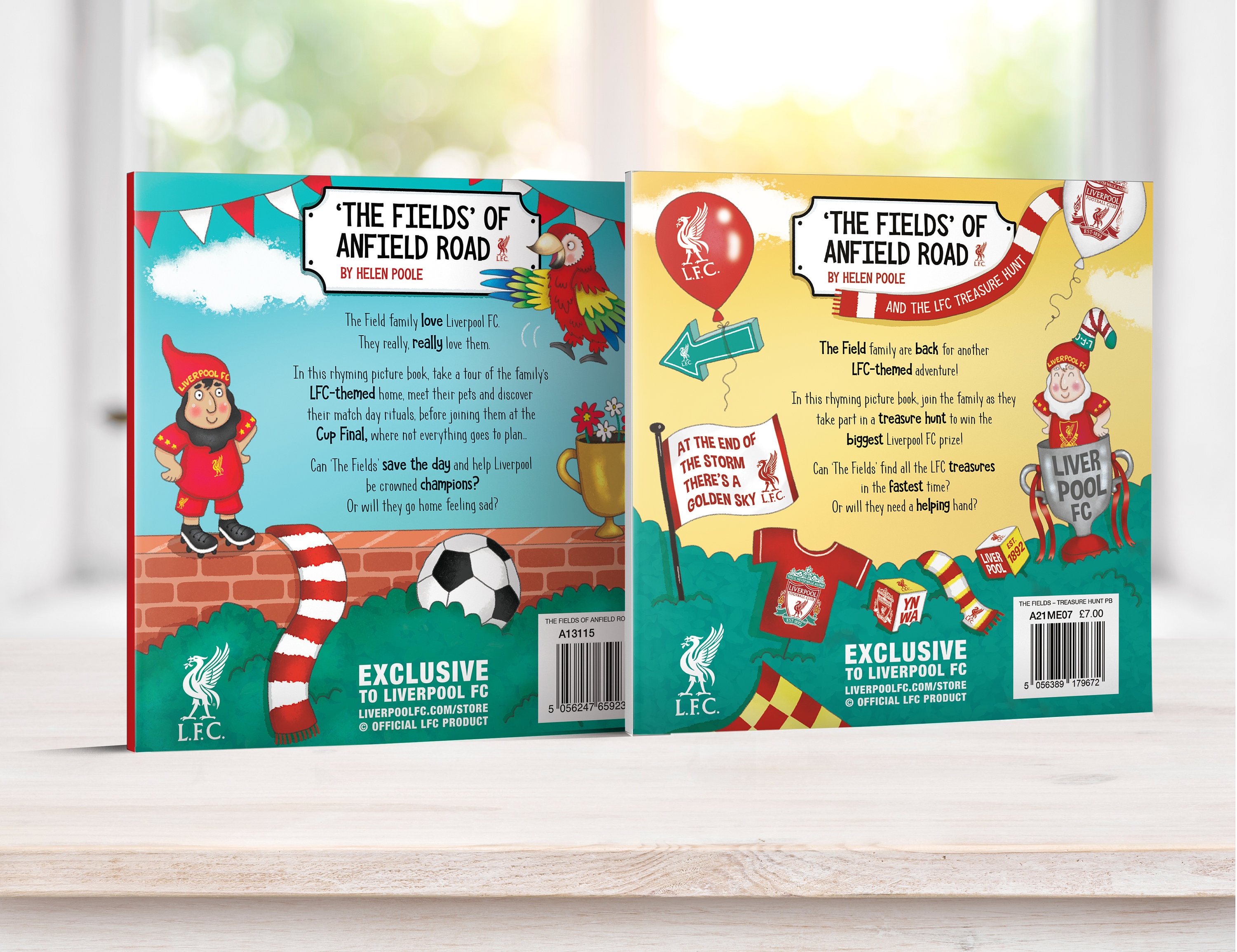 LFC Books 1 & 2– 'the Fields' of Anfield Road/the LFC Treasure Hunt ...