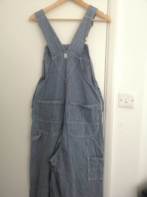 Vintage 90s KEY Imperial 80s Bib Overalls jeans, blue… - Gem