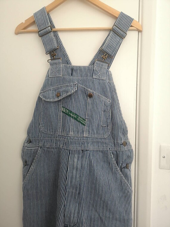 Vintage 90s KEY Imperial 80s Bib Overalls jeans, blue… - Gem