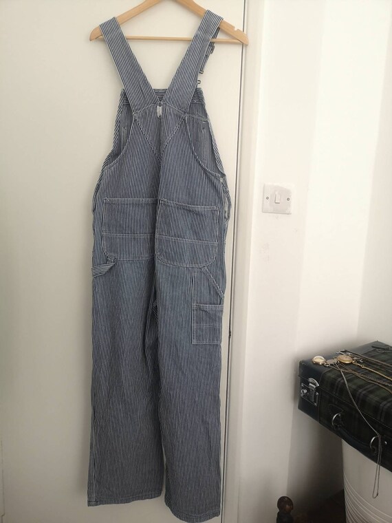 Vintage 90s KEY Imperial 80s Bib Overalls jeans, blue… - Gem