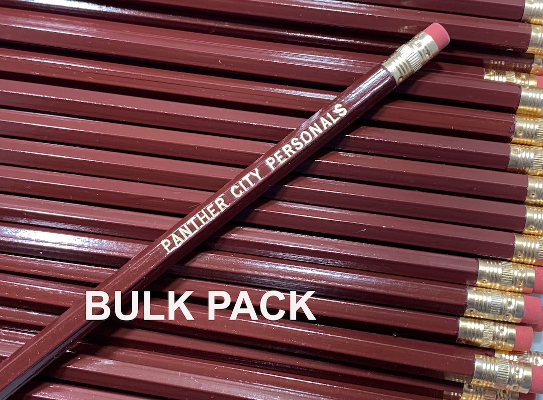 Personalized Pencils - Bulk Pack - Box of 50 - Business - Classroom ...