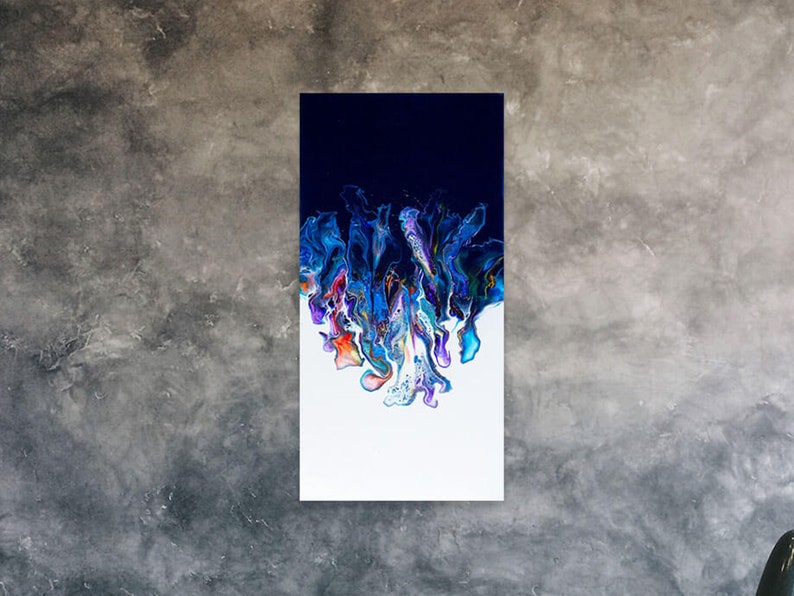 Let Your Imagination Flow - Wall Art Abstract, Stretched Canvas ...