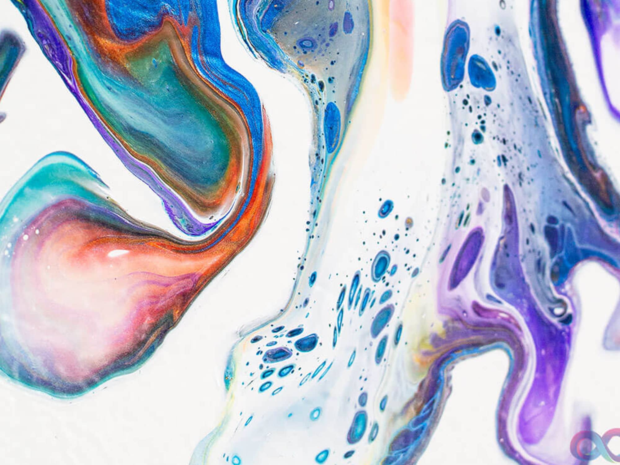 Let Your Imagination Flow - Wall Art Abstract, Stretched Canvas ...