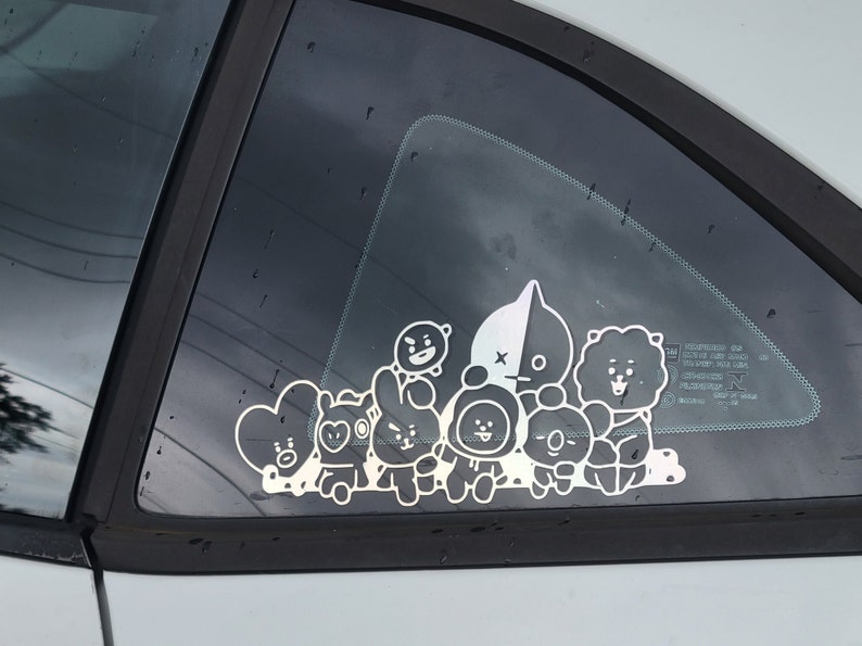 BT21 Inspired Vinyl Decal BT21 Vinyl Decal Car Decal - Etsy