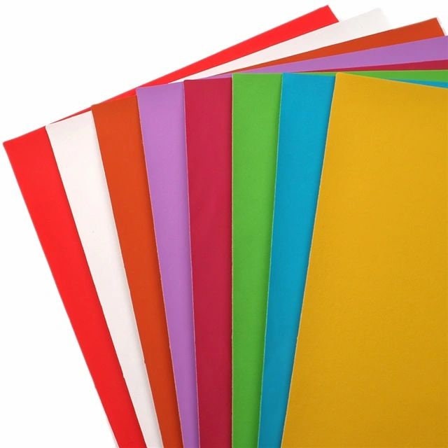 Rainbow Smooth Matte Solid Thin Faux Leather Sheets 7.5x12 | Etsy